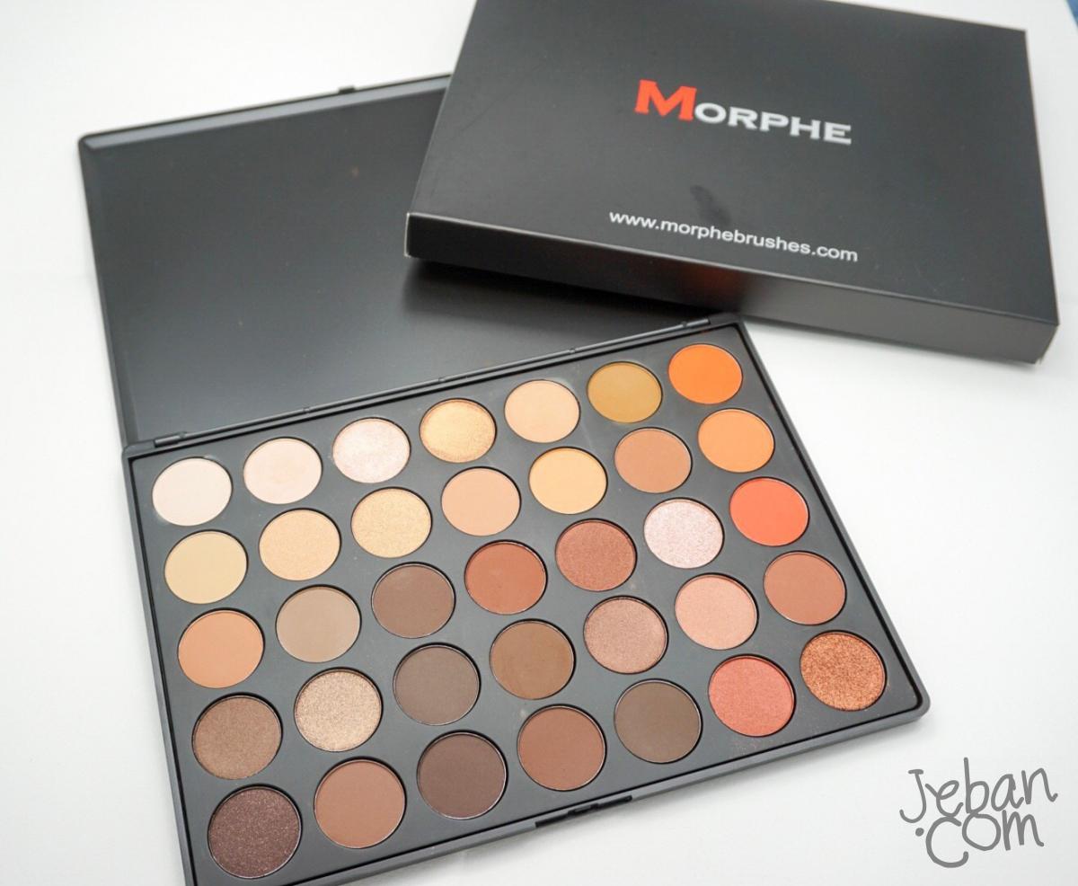 Haul + swatch Morphe eyeshadow palette 35O