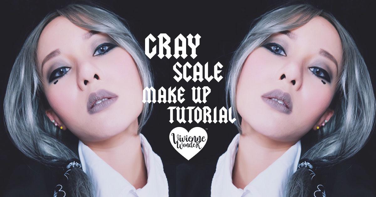 How to : Gray Scale Make up Look มาแต่งหน้าเทาๆ กันเถอะ