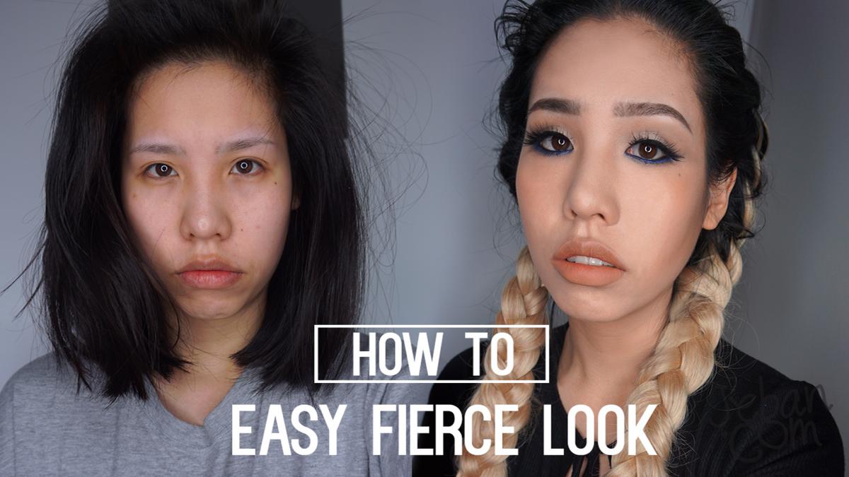 GwenMakeup |How to| Easy Fierce look เปลี่ยนซ้อเก็บแผงเป็นสาวเฟี๊ยสแซ่บ ...