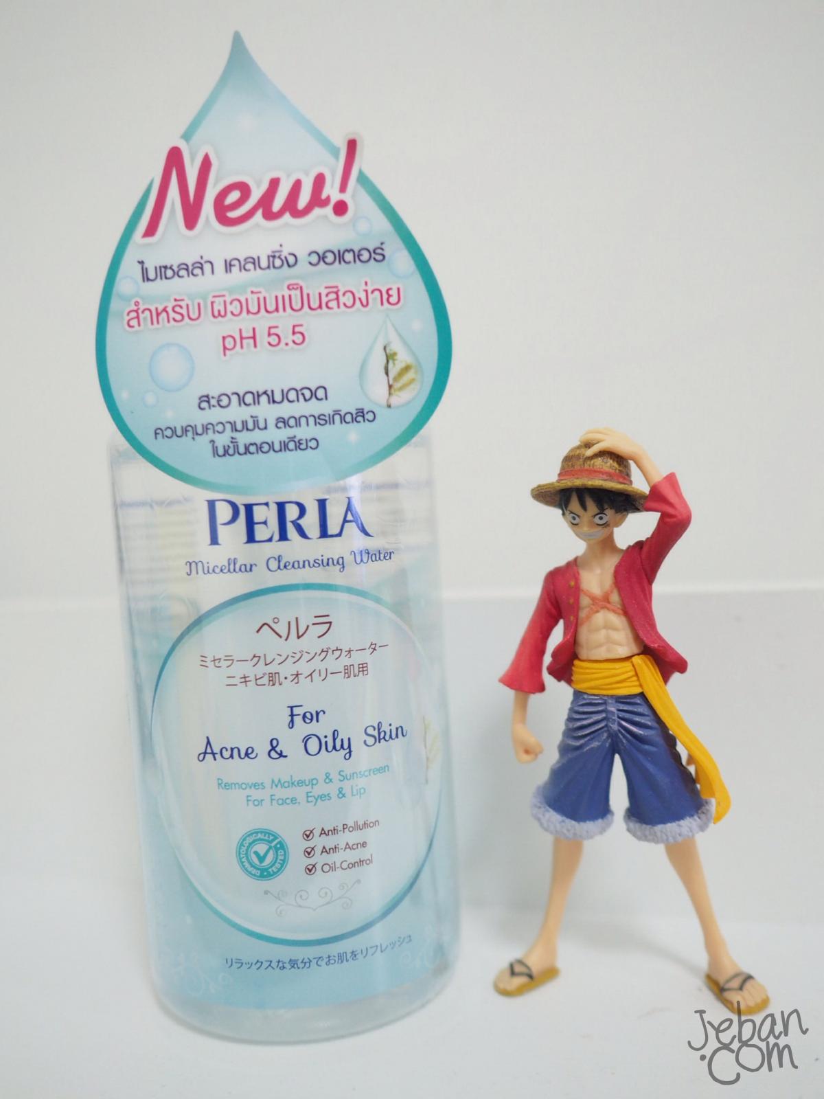 My First Review : PERLA micellar cleansing water