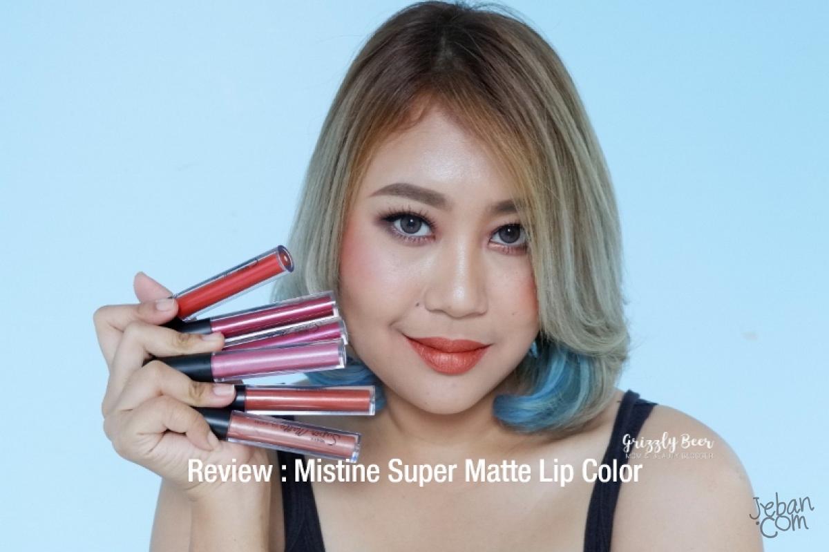 Review : Mistine Super Matte Lip Color 6 สีเมทัลลิคสวยมากเว่อร์