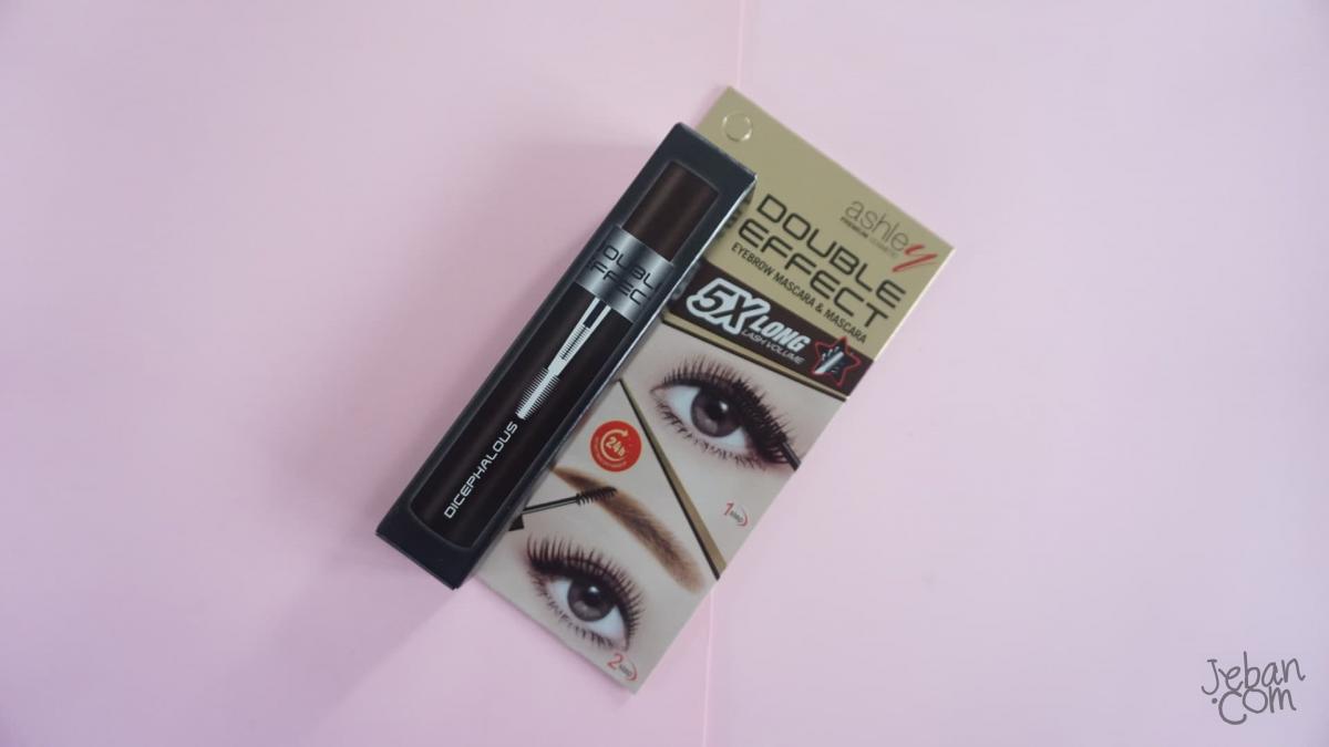 รีวิว double effect eyebrow mascara & mascara ของ ashley