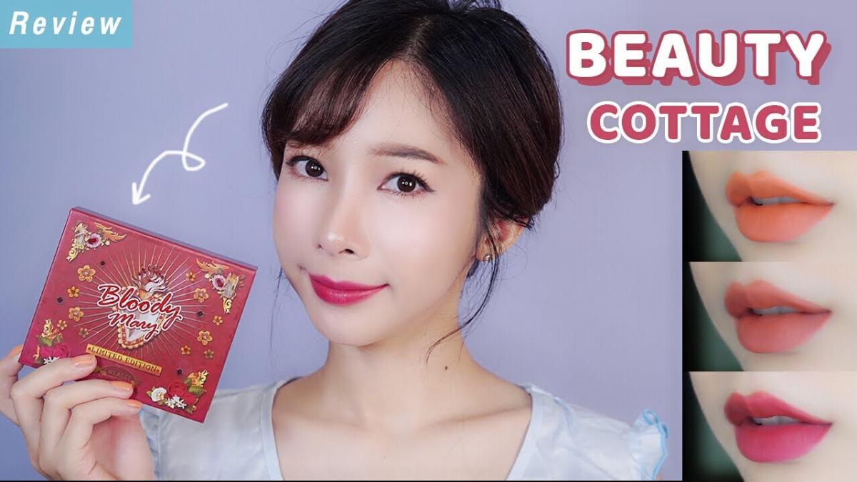 Review - รีวิวเซ็ตลิปสติก Beauty Cottage limited edition